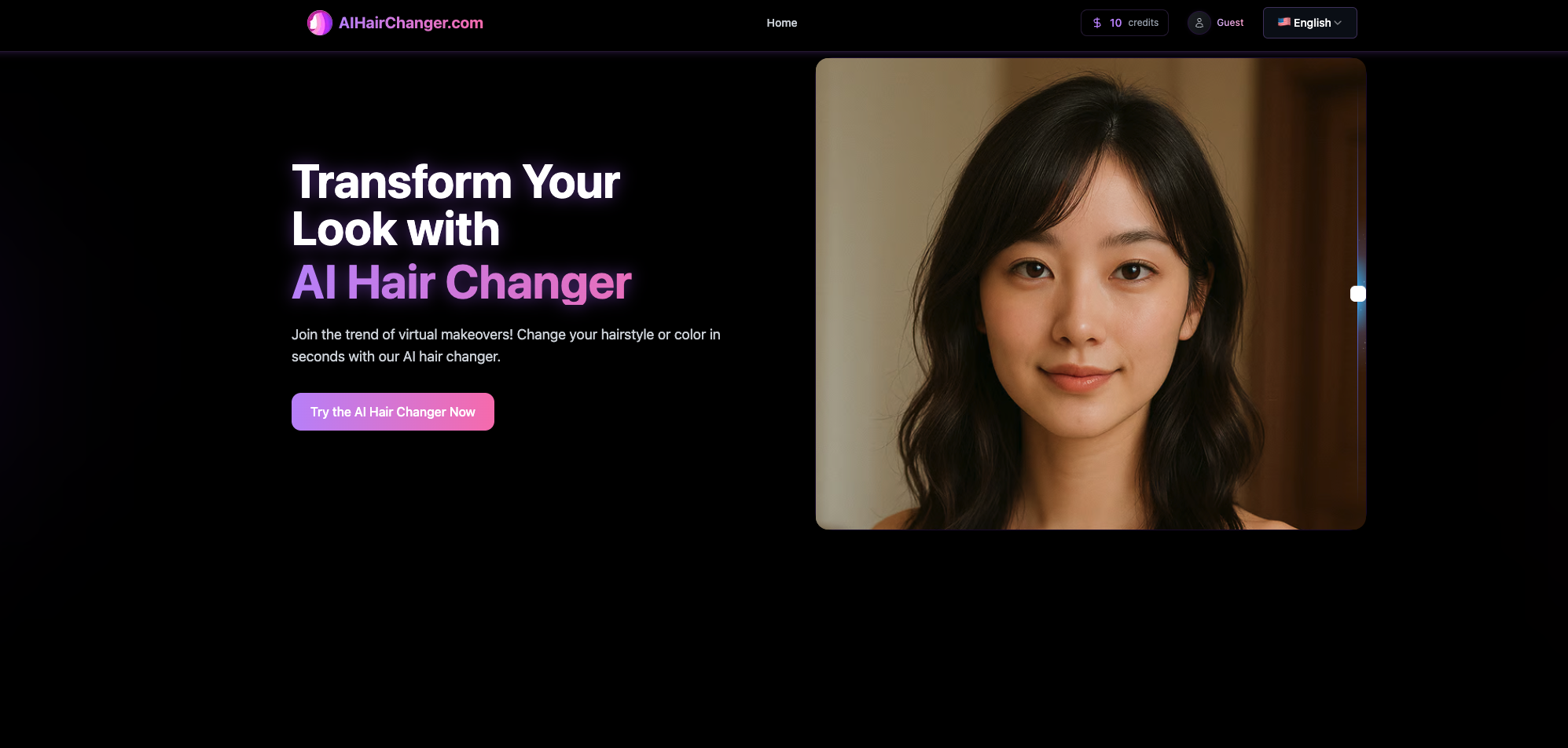 AI Hair Changer Transform Your Look with AI Technology / Ai Art ...