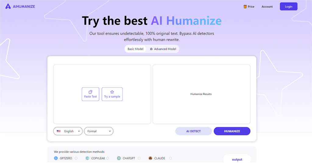 AI Humanize / AI Detector / Best tools - GoGetGPT.com