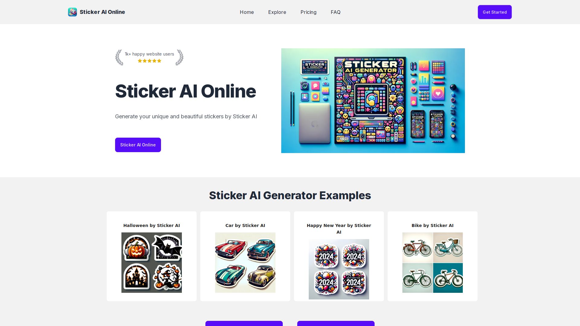 Sticker AI Online / Stickers / Best tools - GoGetGPT.com