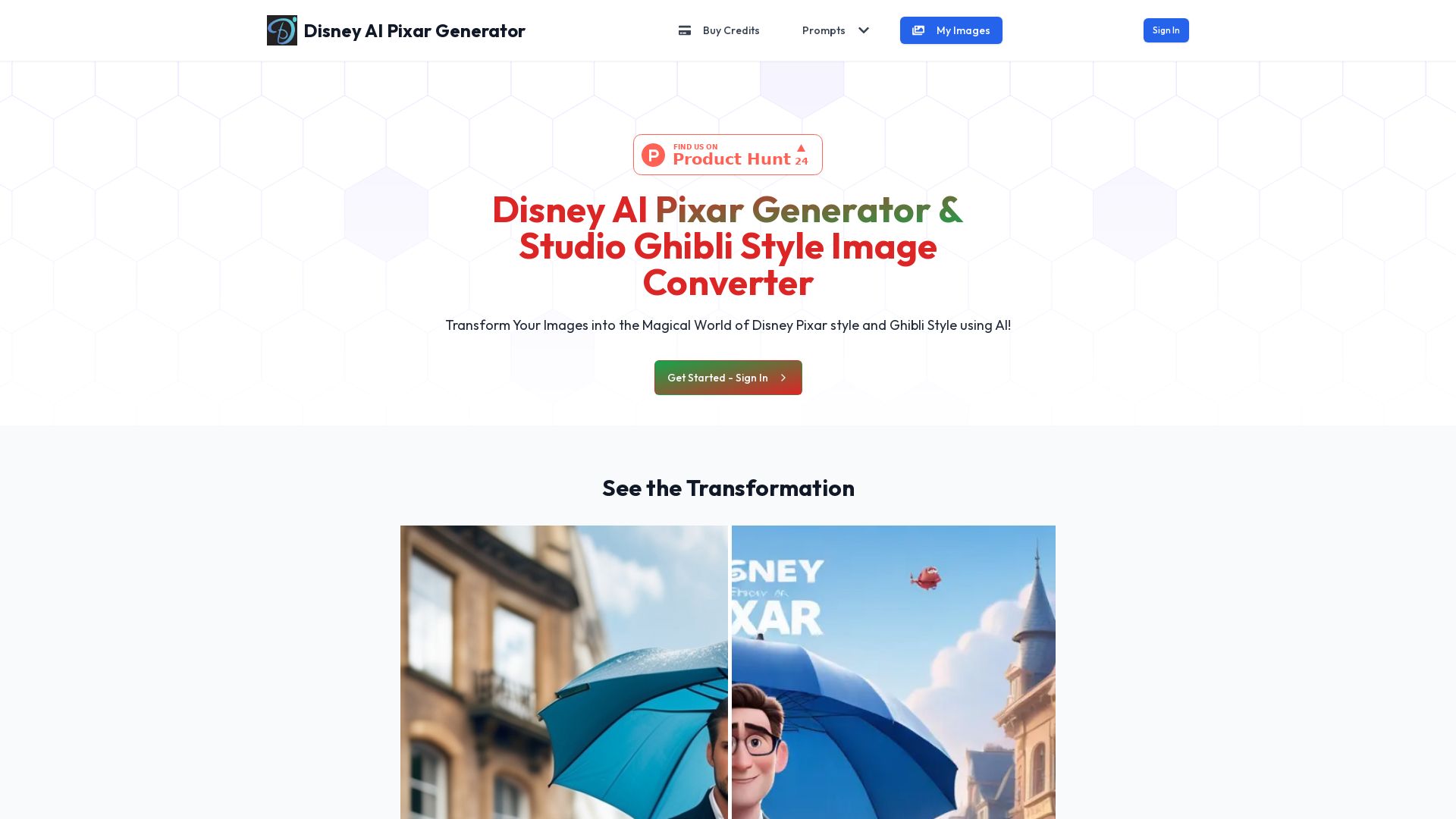 Disney Pixar AI Image Generator / Image processing / Best tools ...