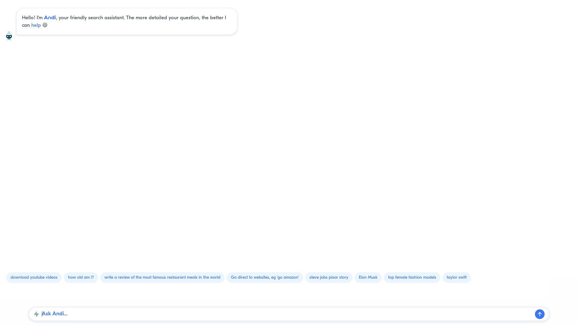 Andi / Chatbots / Best tools - GoGetGPT.com