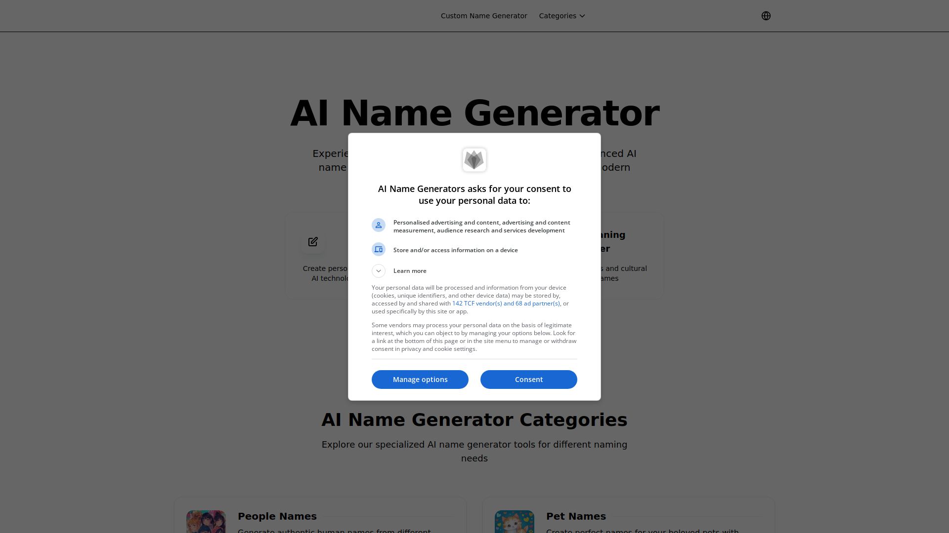 AI Names Generator / Other / Best tools - GoGetGPT.com