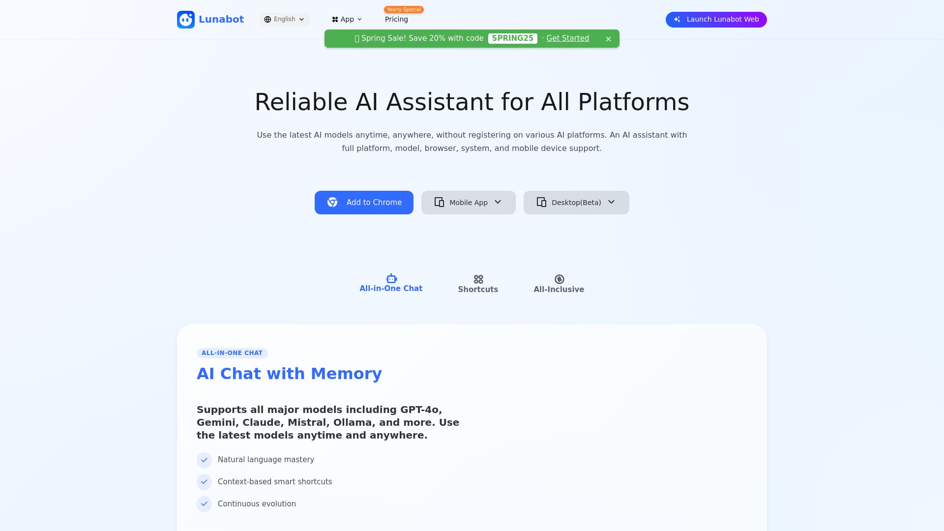 Lunabot / Chatbots / Best tools - GoGetGPT.com