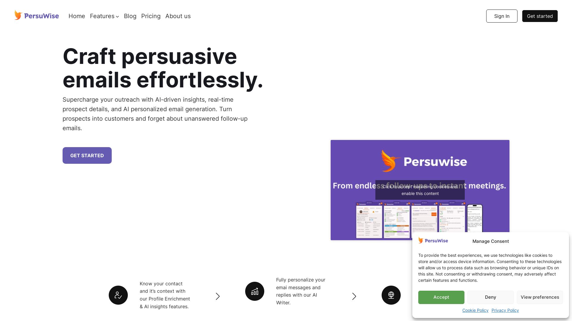 Persuwise / Email Assistant / Best tools - GoGetGPT.com
