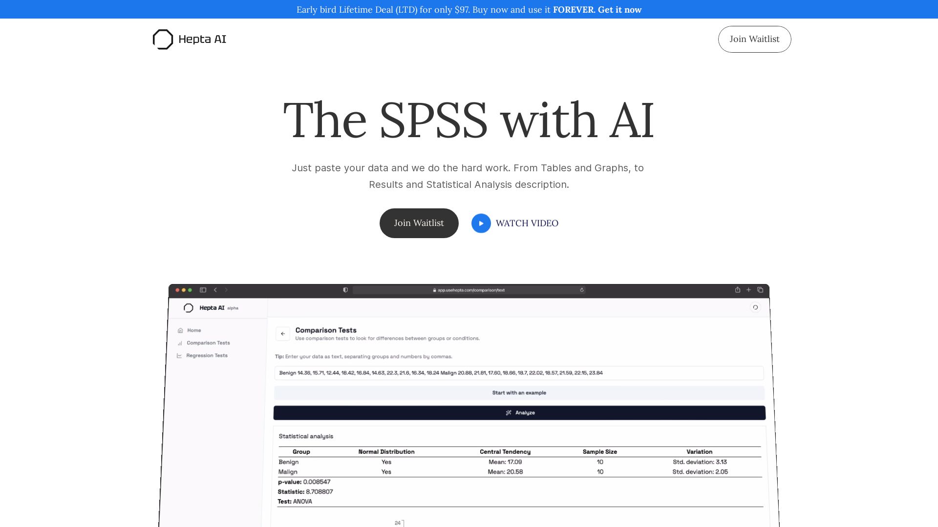 Hepta AI / Data analytics / Best tools - GoGetGPT.com