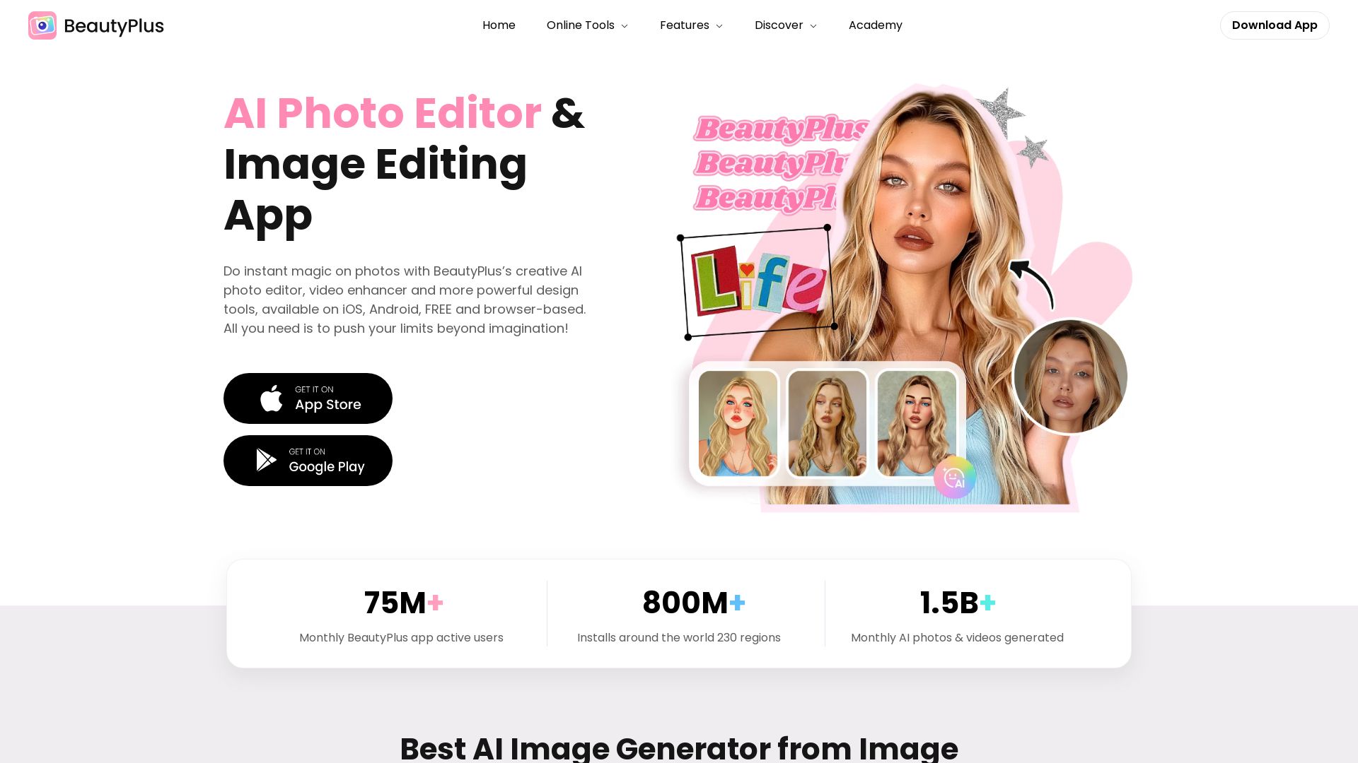 BeautyPlus / Design Assistant / Best tools - GoGetGPT.com