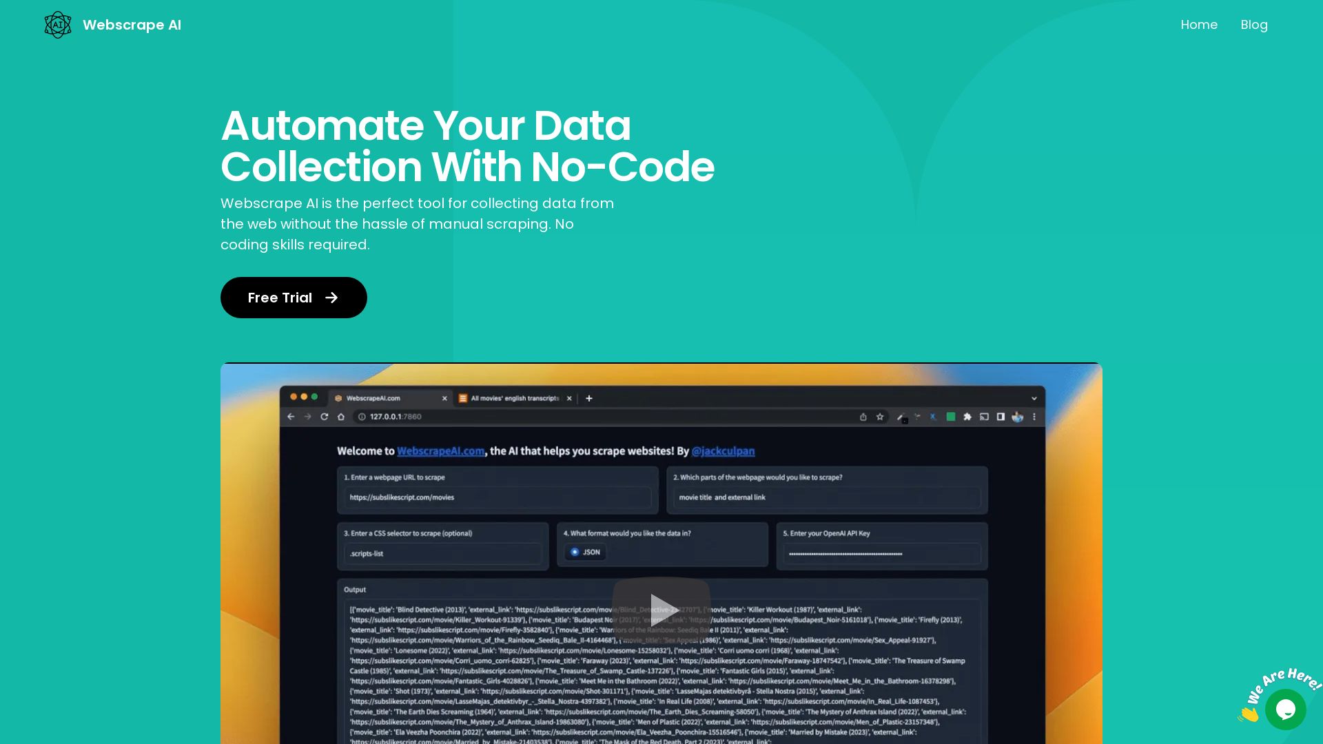 WebscrapeAi / Low-code/No-code / Best tools - GoGetGPT.com
