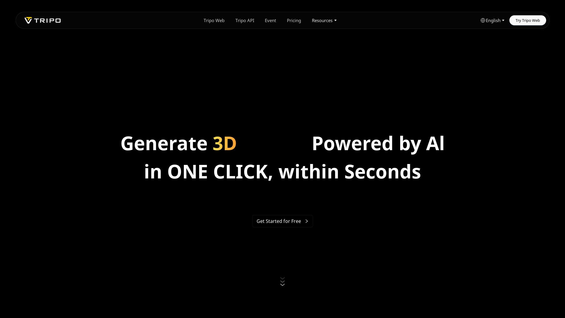 Tripo AI / Content Creation / Best tools - GoGetGPT.com
