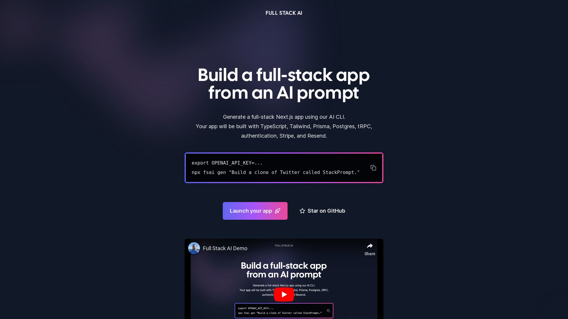 Full Stack AI / Developer Tools / Best tools - GoGetGPT.com