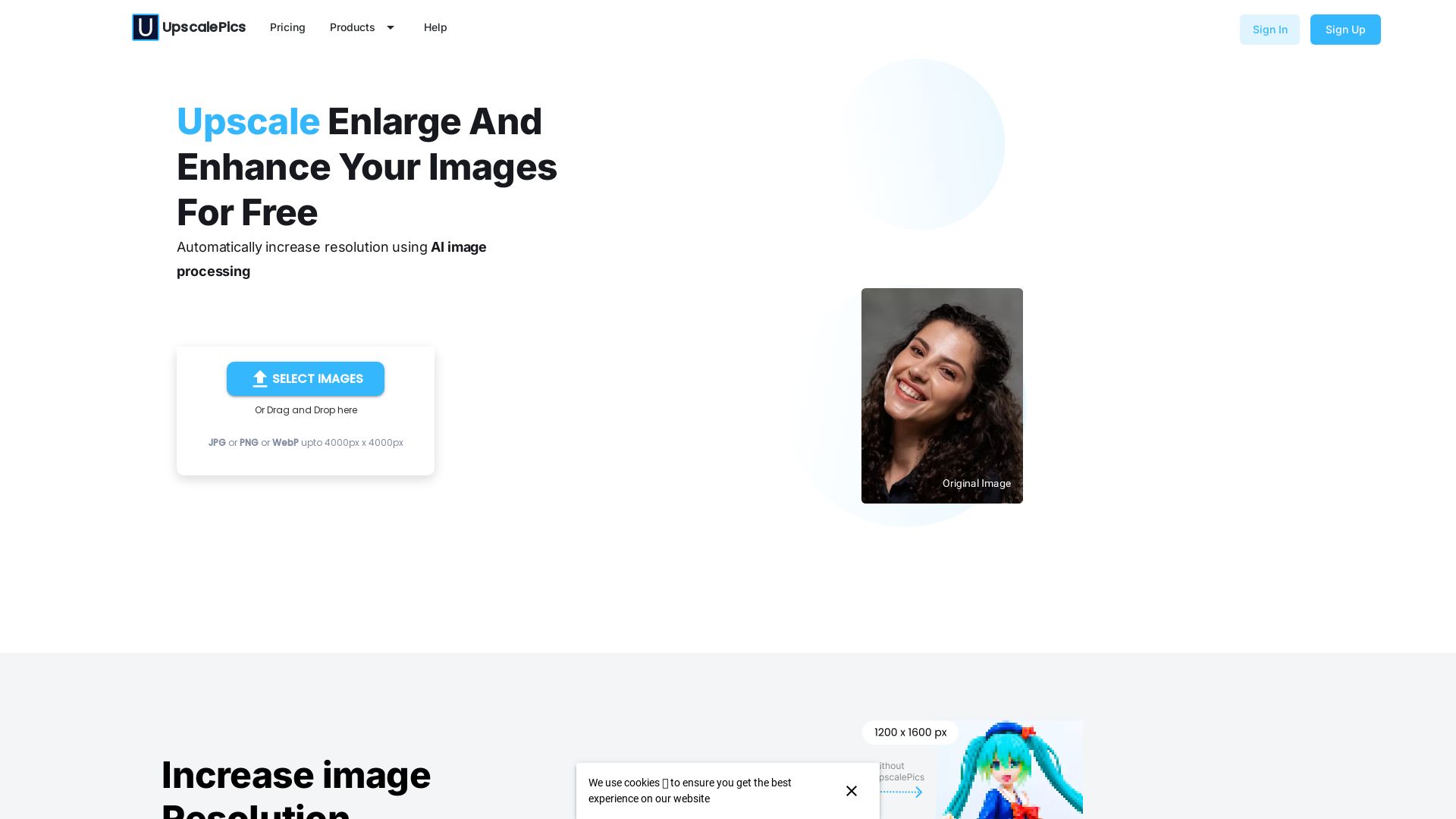 Upscalepics / Image processing / Best tools - GoGetGPT.com
