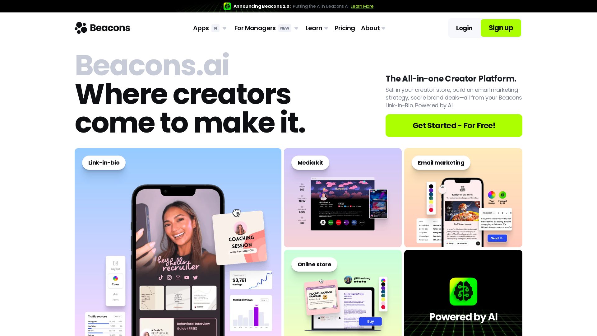 Beacons.ai / Automation / Best tools - GoGetGPT.com