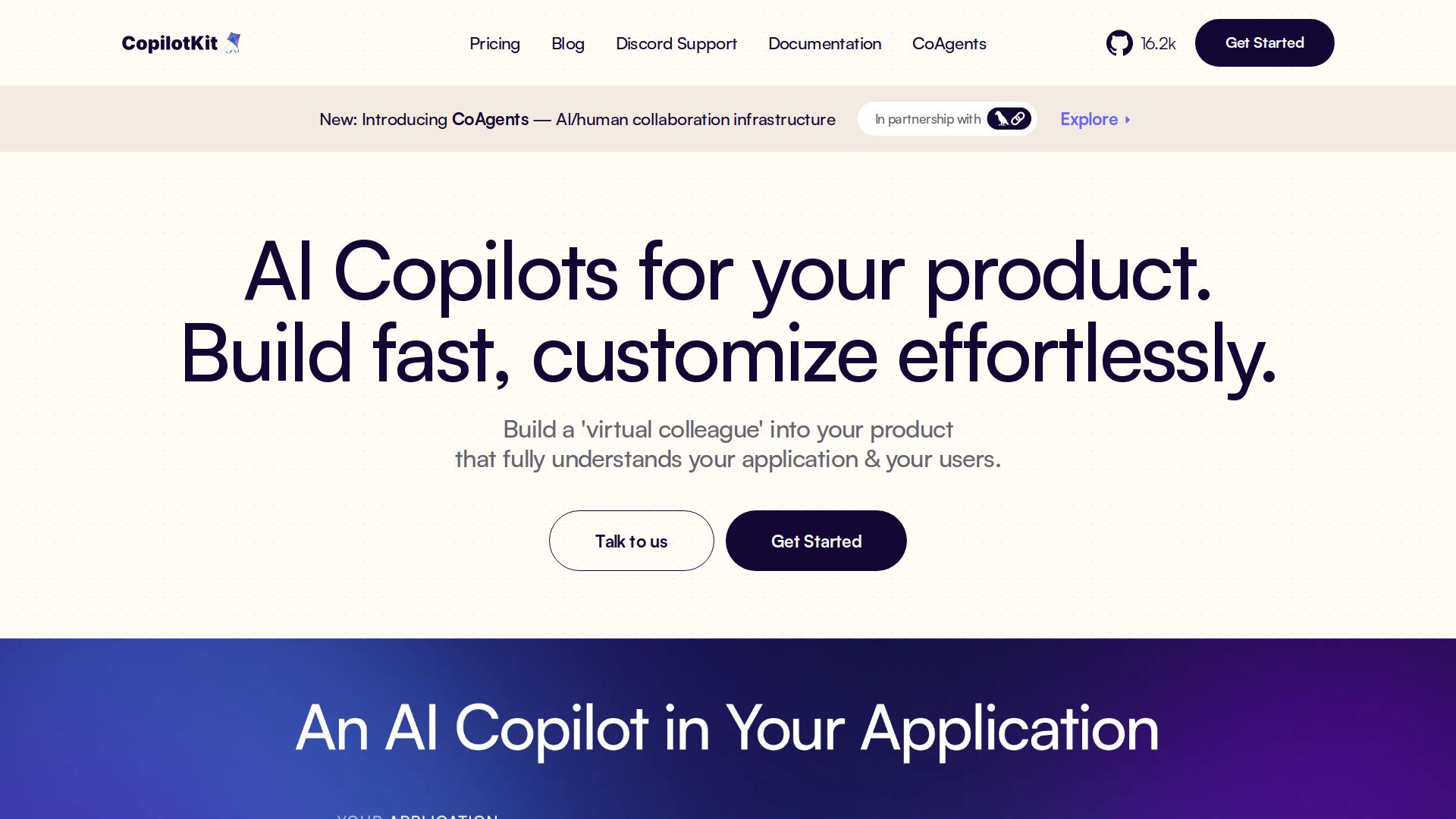 CopilotKit by TawkitAI / Chatbots / Best tools - GoGetGPT.com