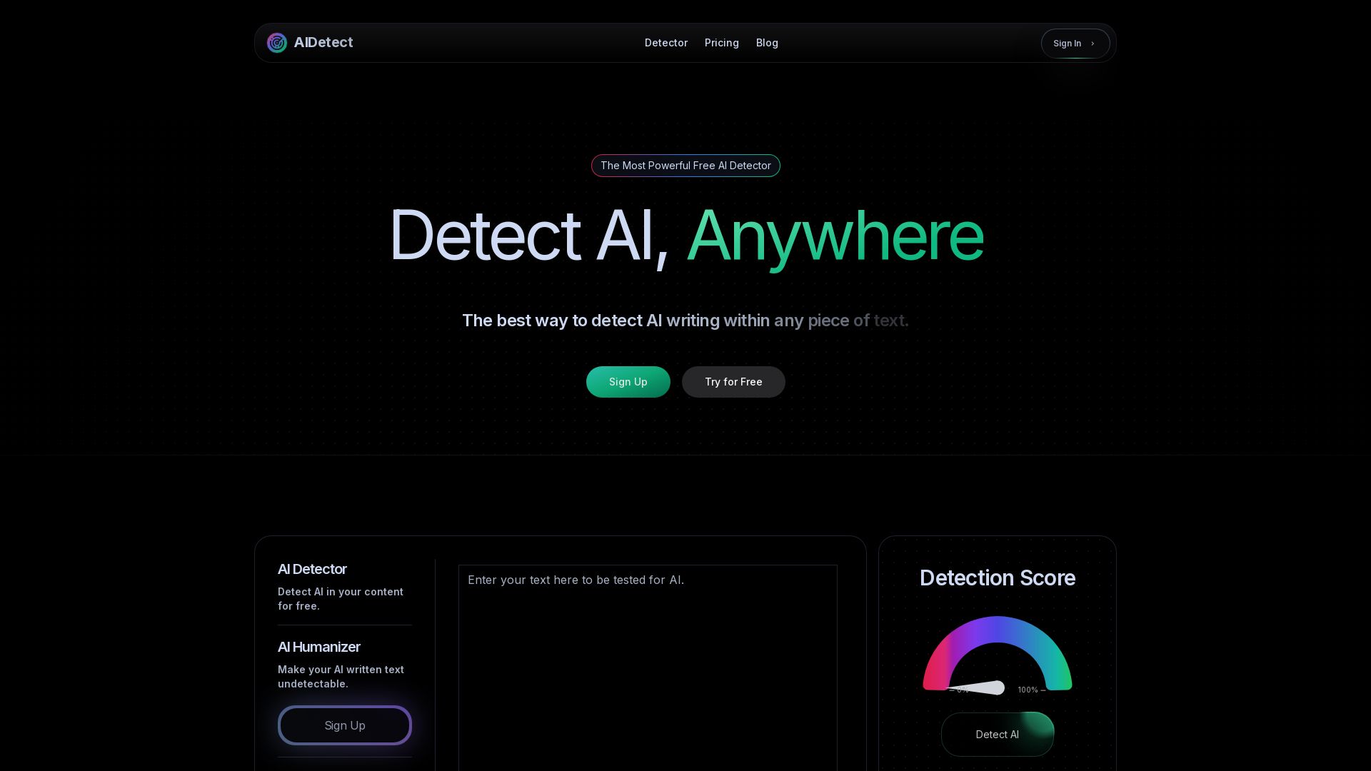 AI Detect / AI Detector / Best tools - GoGetGPT.com