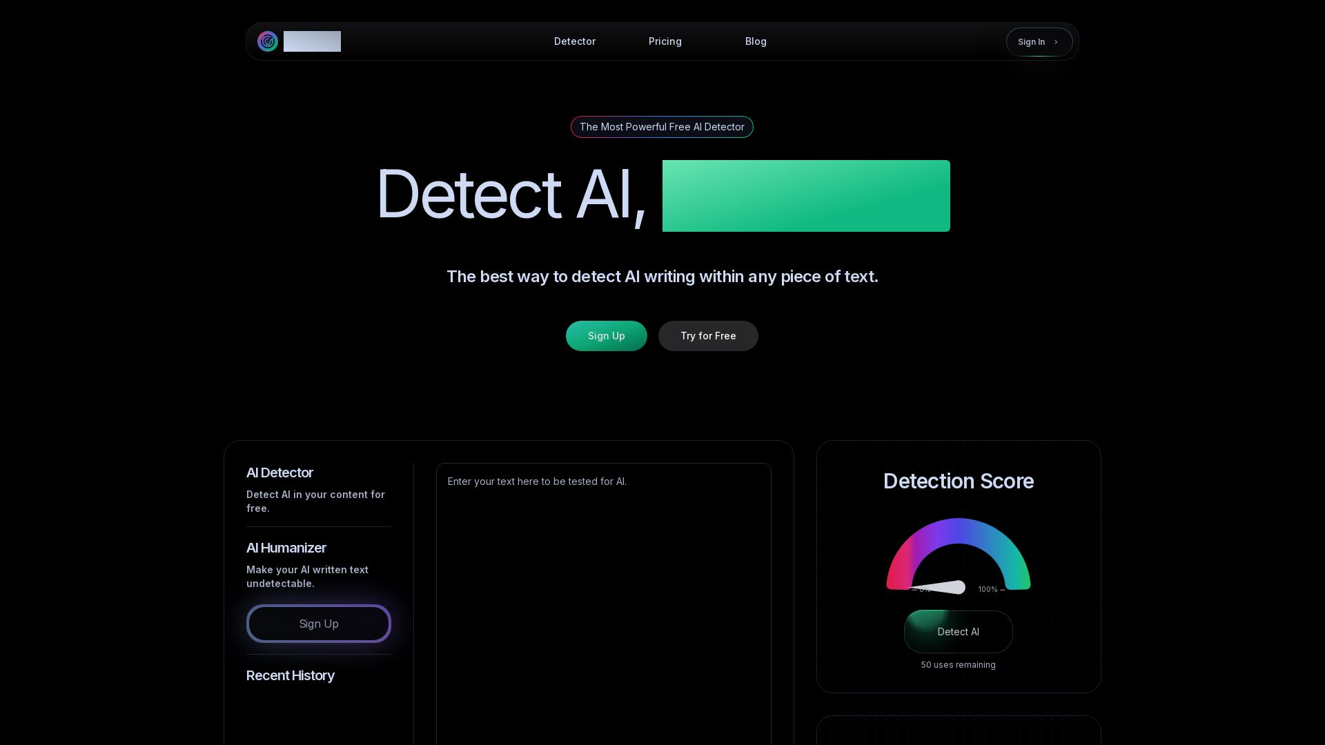 AI Detect / AI Detector / Best tools - GoGetGPT.com