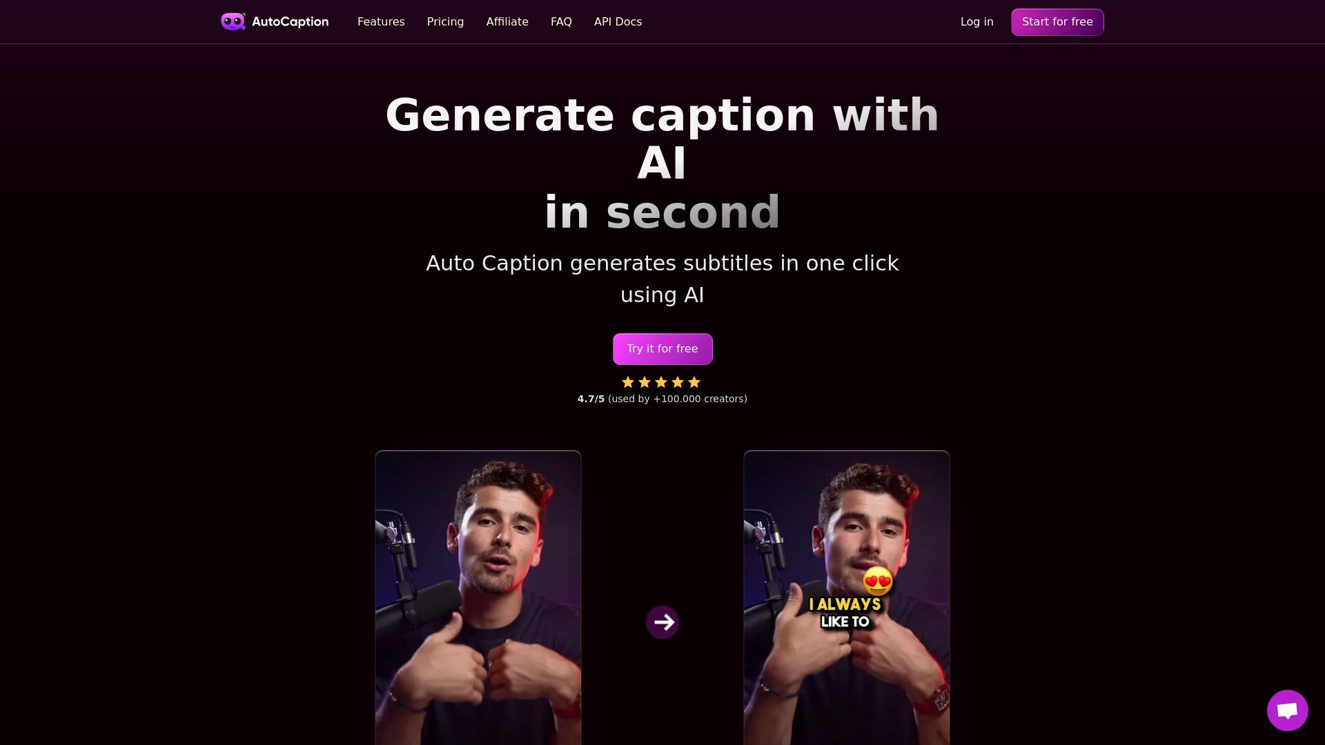 AutoCaption / Video / Best tools - GoGetGPT.com