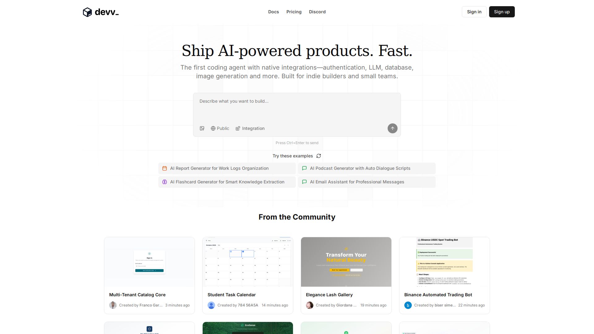Devv / Developer Tools / Best tools - GoGetGPT.com