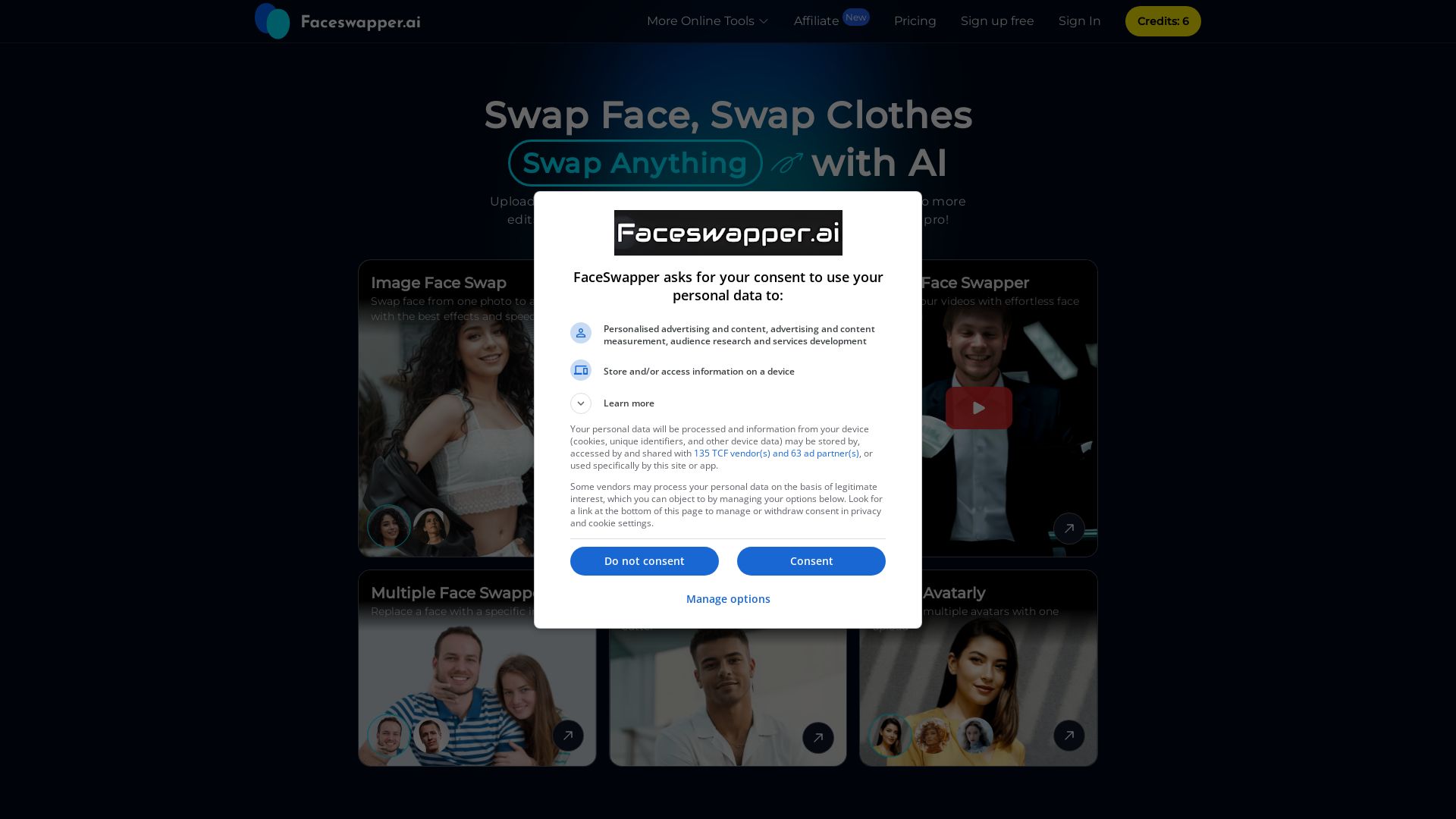FaceSwapper / Image processing / Best tools - GoGetGPT.com
