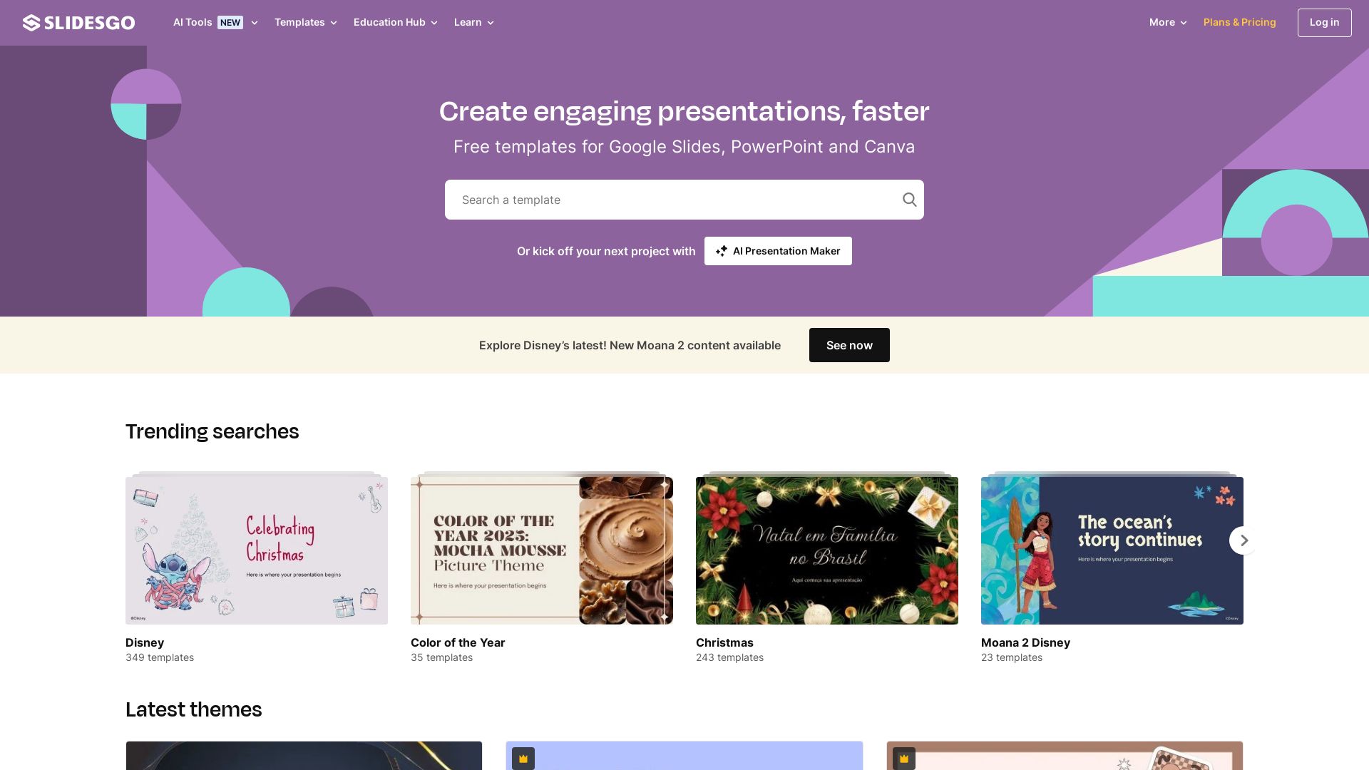 SlidesGo / Presentations / Best tools - GoGetGPT.com