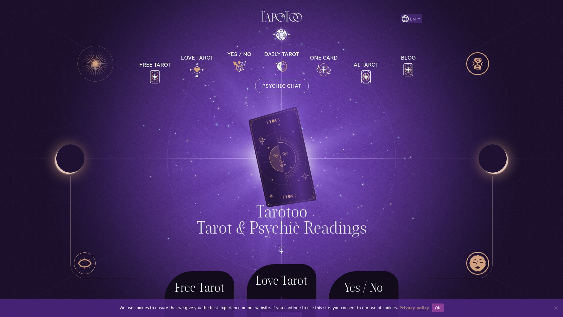 Tarotoo / AI Tarot / Best tools - GoGetGPT.com