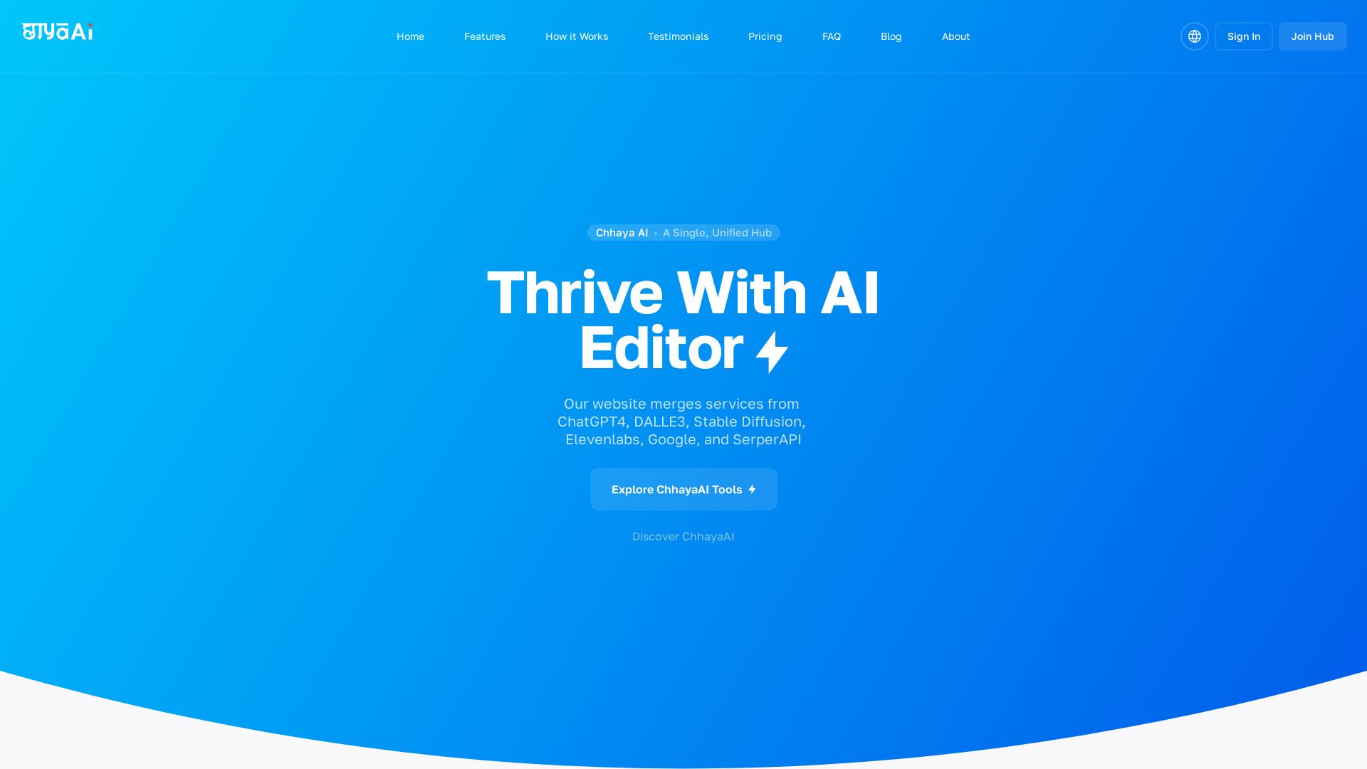 Chhaya AI / Content Creation / Best tools - GoGetGPT.com