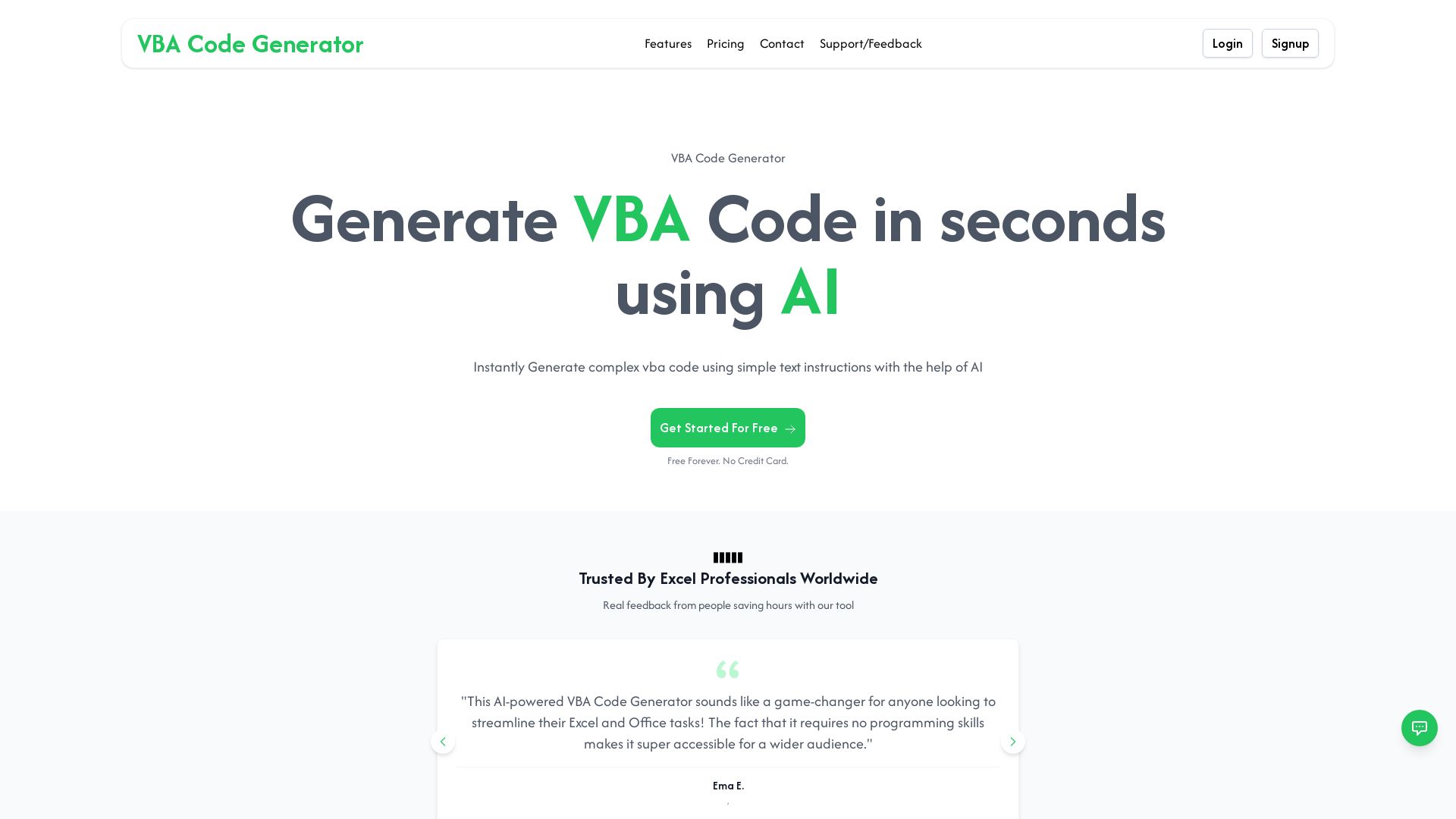 VBA Code Generator / Developer Tools / Best tools - GoGetGPT.com
