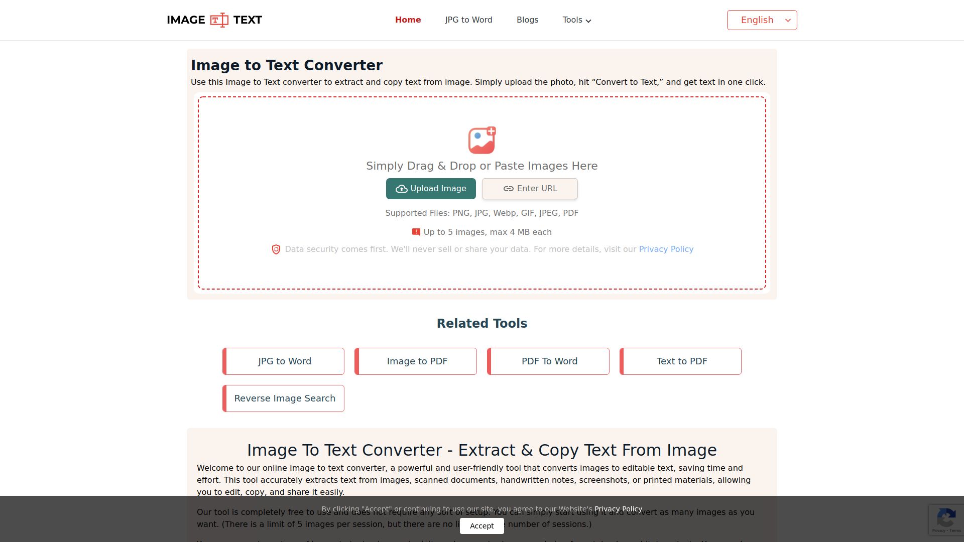 Image to Text Converter / SEO / Best tools - GoGetGPT.com