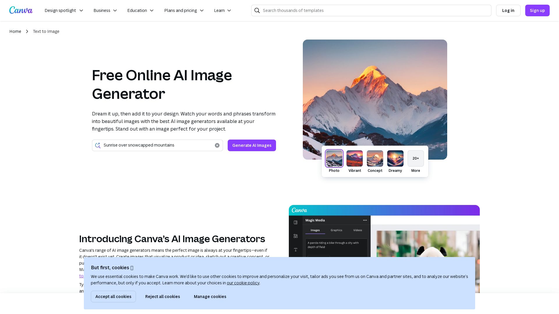 Canva Text to Image / Image processing / Best tools - GoGetGPT.com