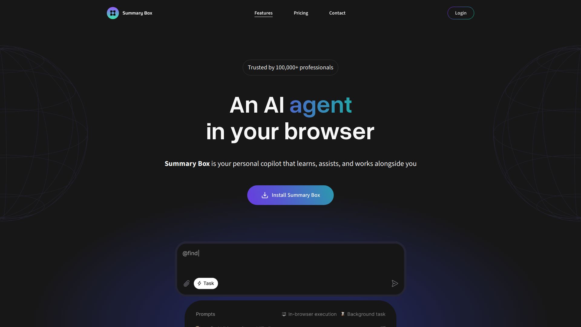 SUMMARY BOX / Summarizer / Best tools - GoGetGPT.com
