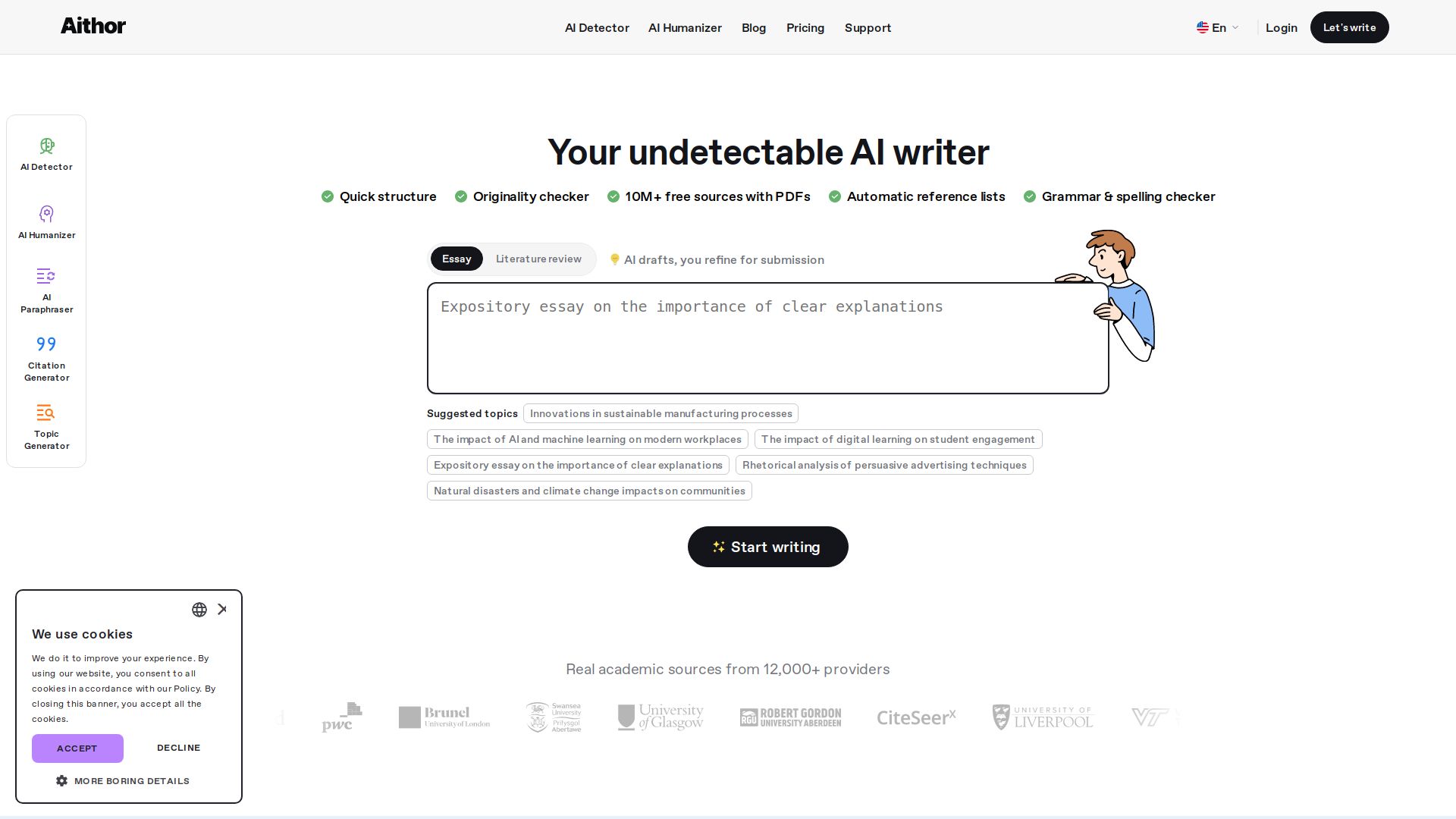 Essai Pro / General Writing / Best tools - GoGetGPT.com