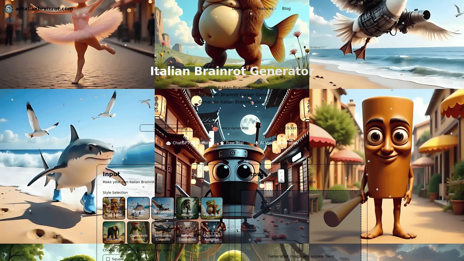 Italian Brainrot Generator / Generative Ai Tools / Best tools ...