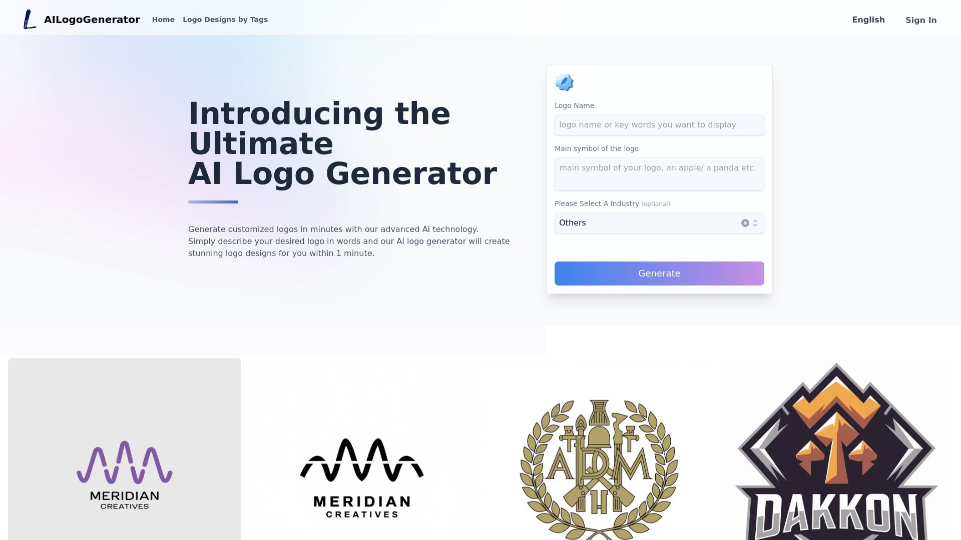 AI Logo Generator / Design Assistant / Best tools - GoGetGPT.com