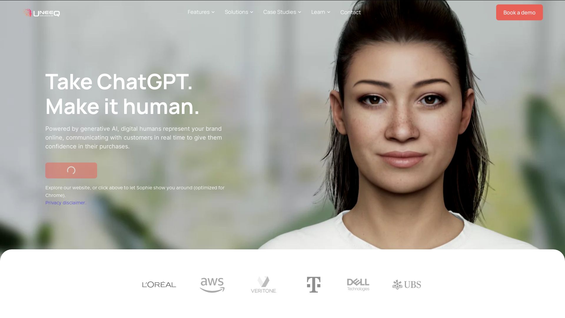 UneeQ / AI Character / Best tools - GoGetGPT.com