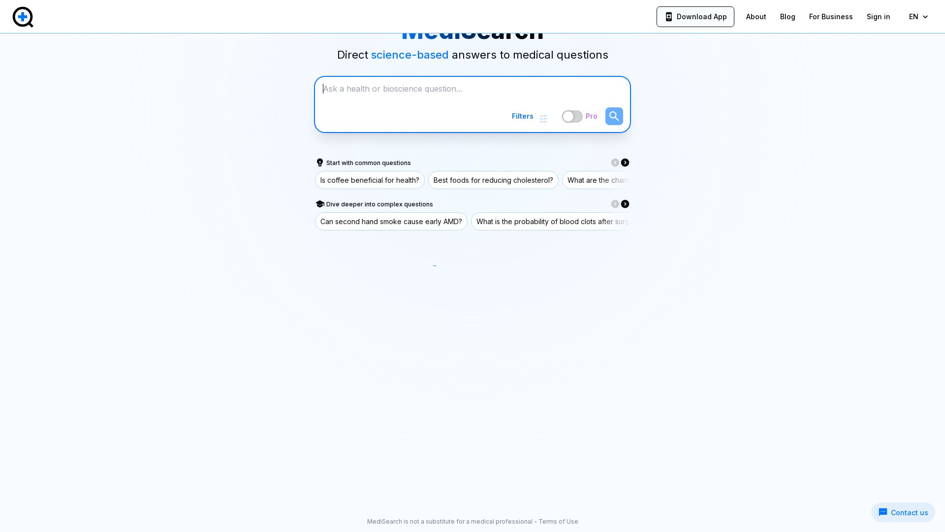 MediSearch / Healthcare / Best tools - GoGetGPT.com