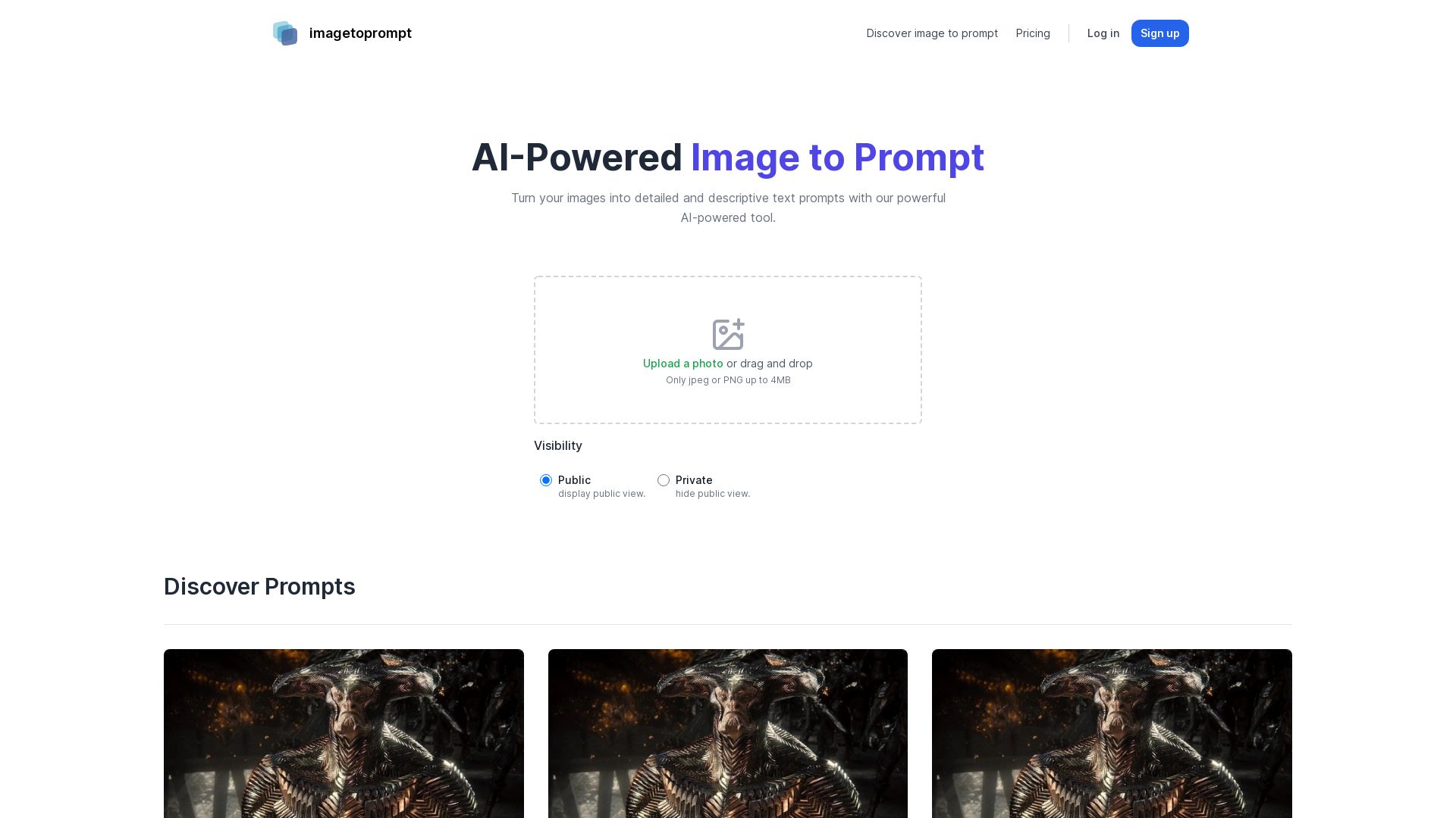 Image to Prompt / Fun Tools / Best tools - GoGetGPT.com