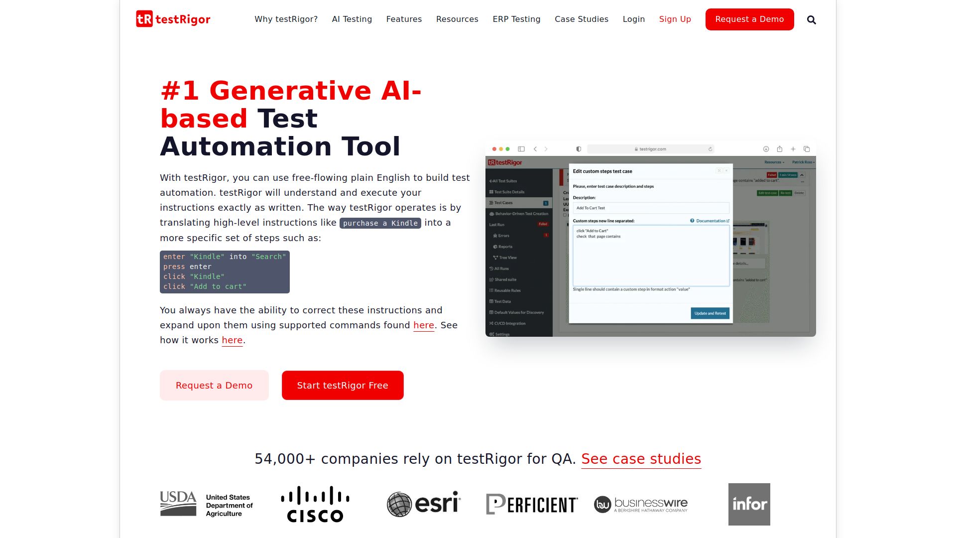 testRigor / Automation / Best tools - GoGetGPT.com