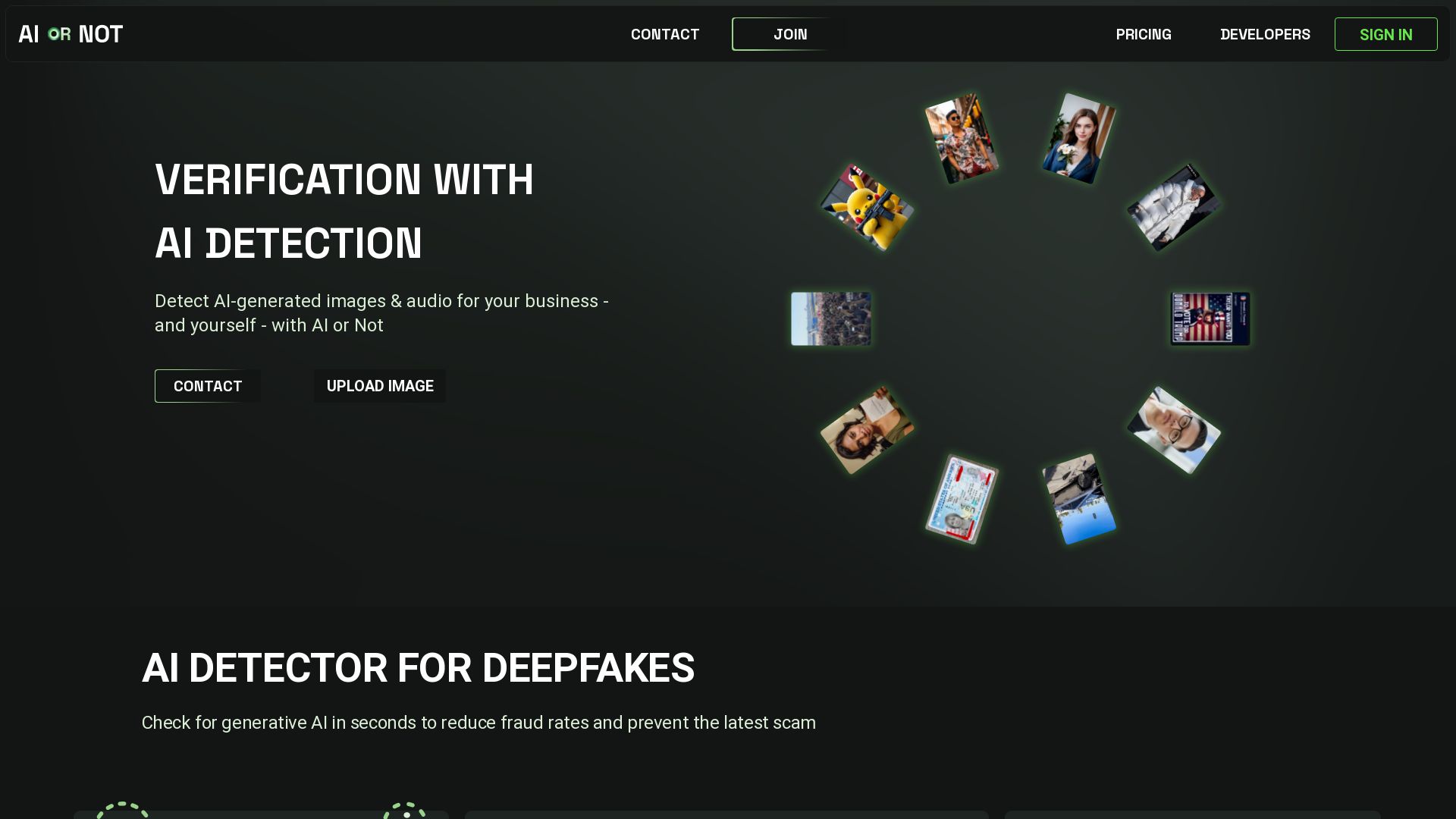 AI or Not / Image processing / Best tools - GoGetGPT.com