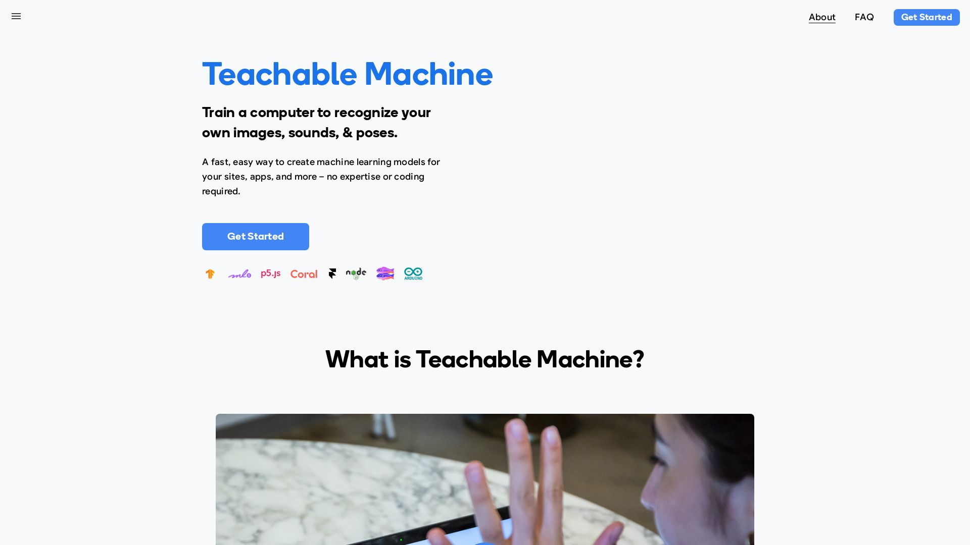 Teachable Machine / Developer Tools / Best tools - GoGetGPT.com