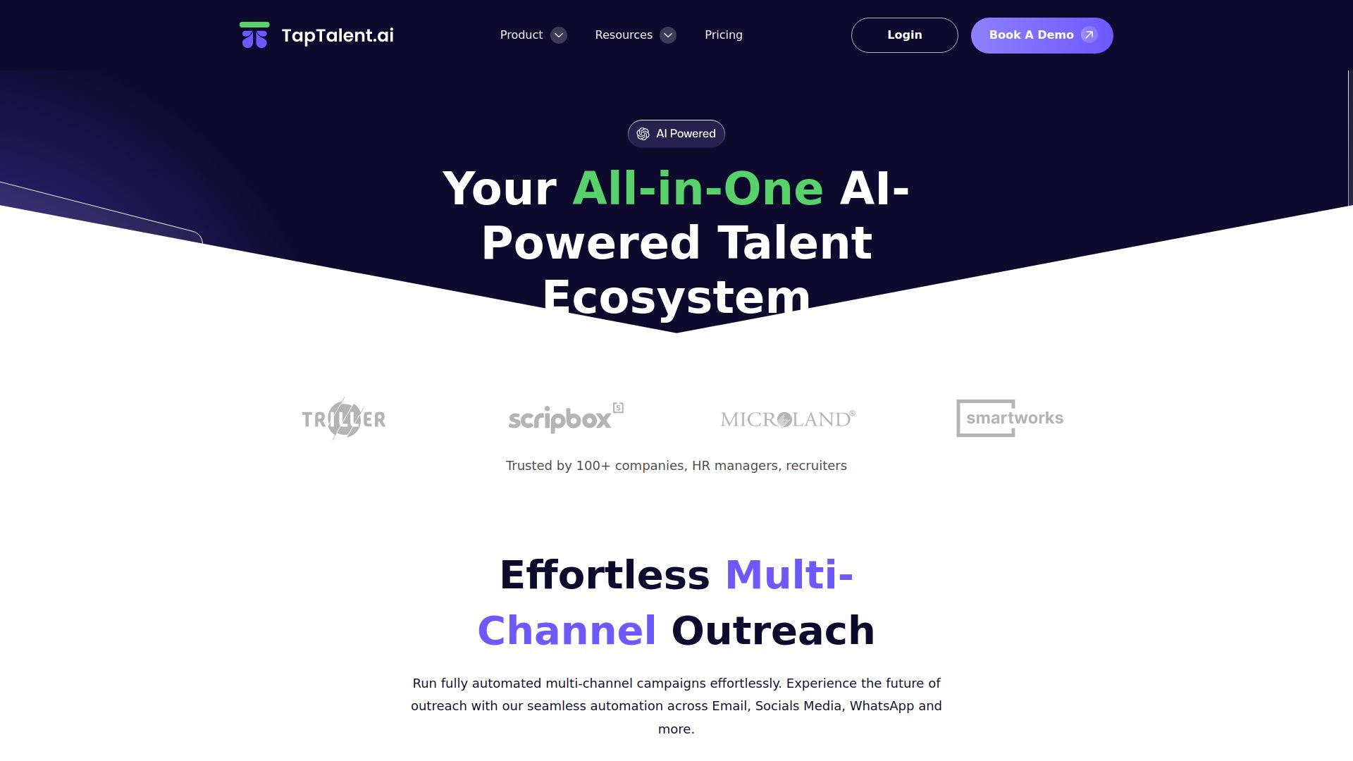 TapTalent.ai / Recruiting / Best tools - GoGetGPT.com