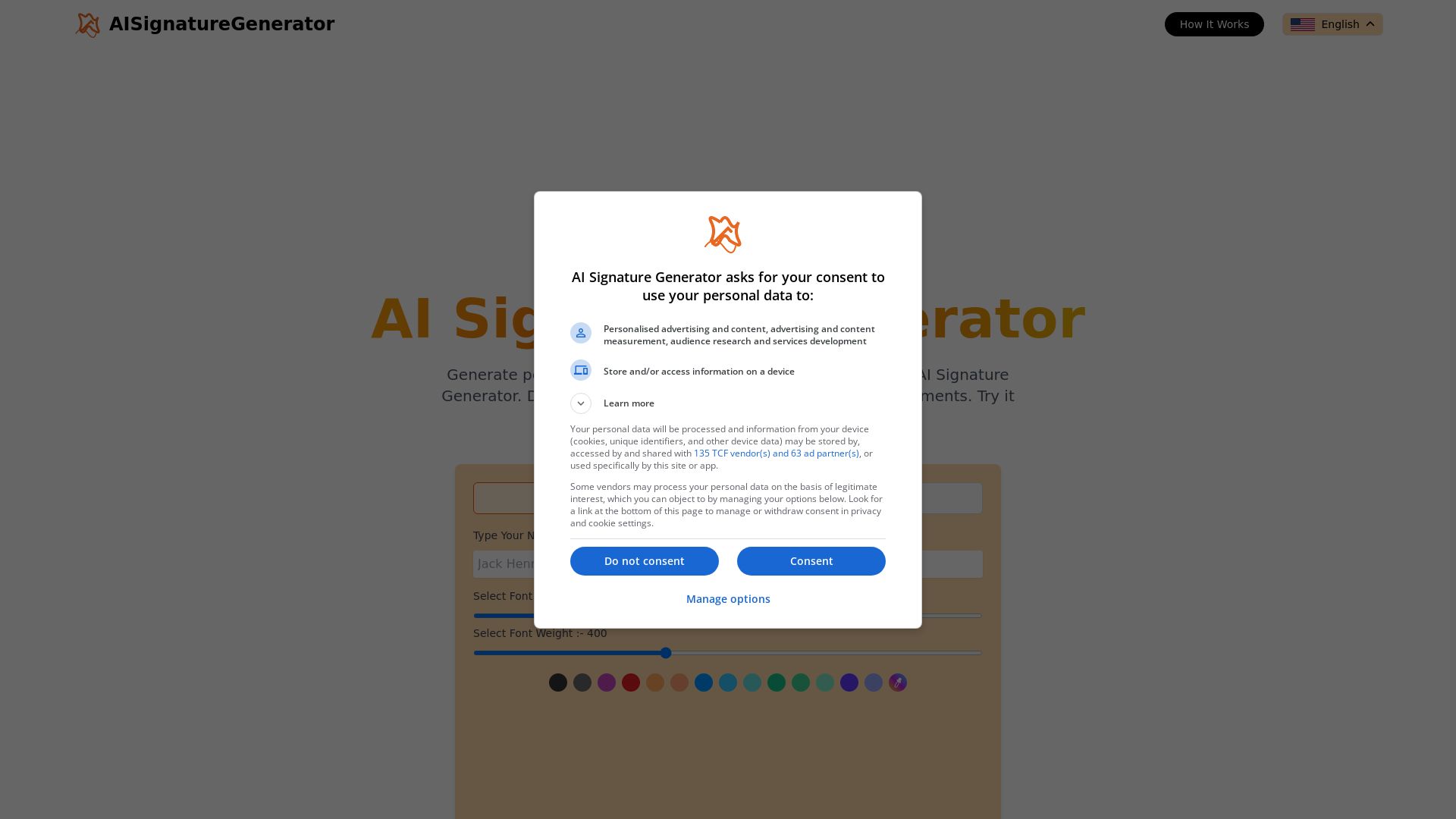 AI Signature Generator / UI / Best tools - GoGetGPT.com