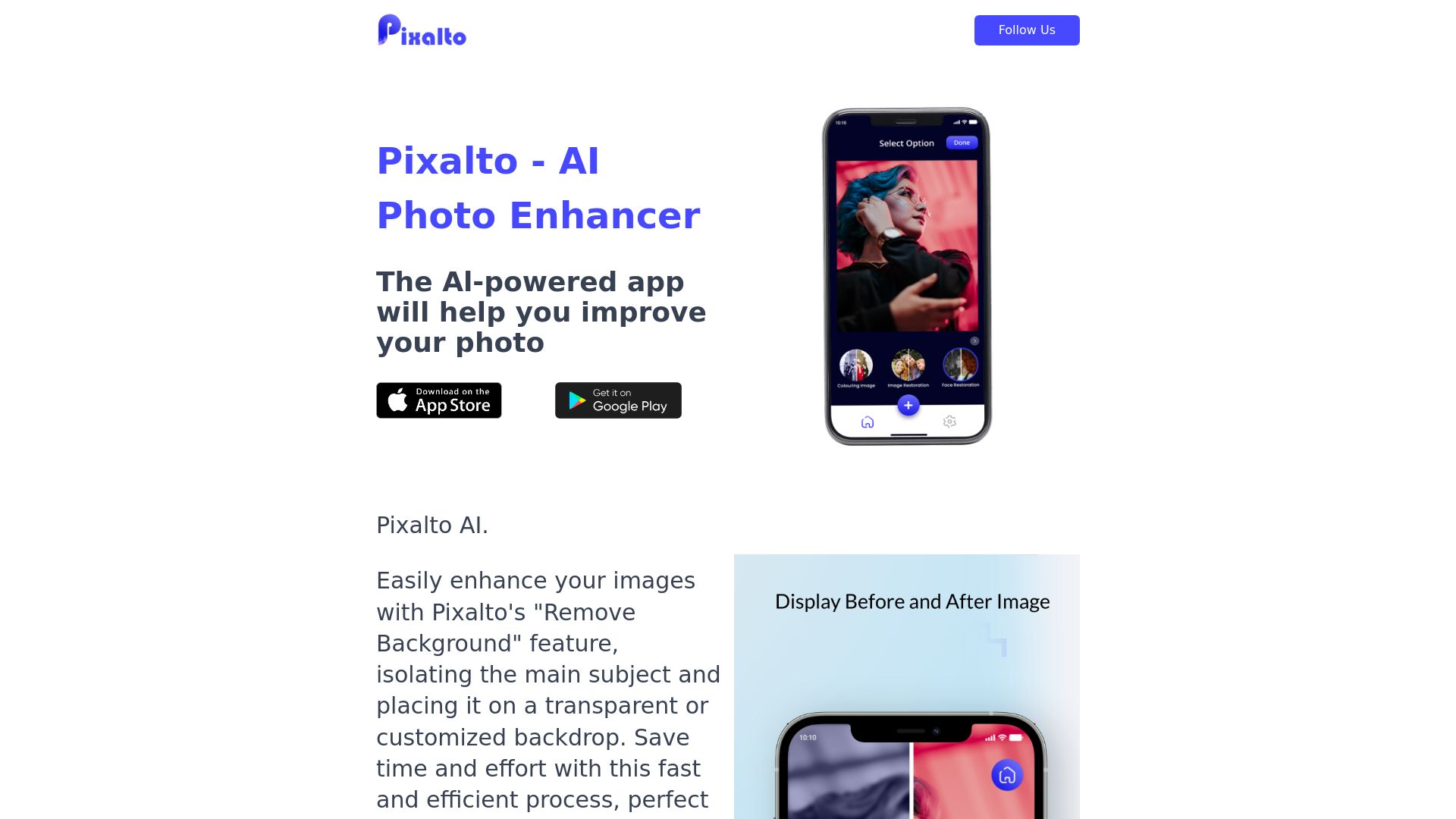 Pixalto / Image processing / Best tools - GoGetGPT.com