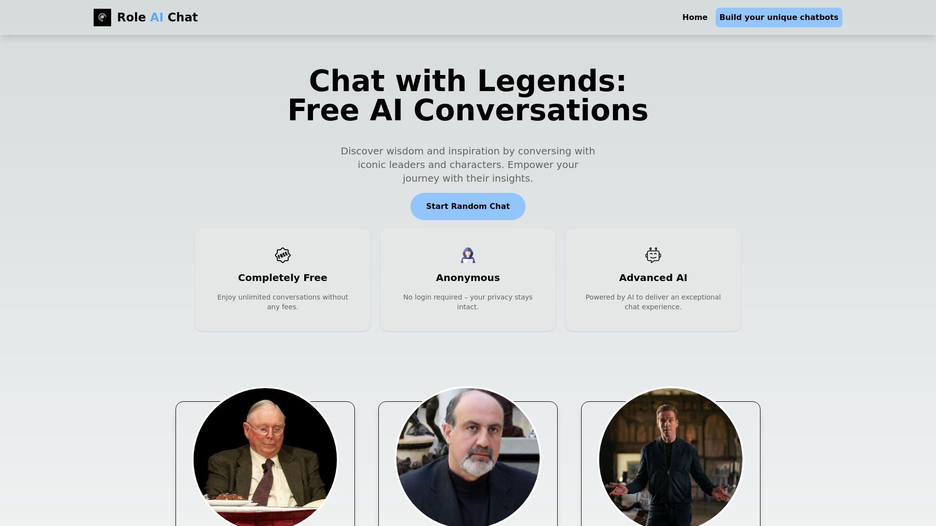 Role AI Chat / Chatting / Best tools - GoGetGPT.com