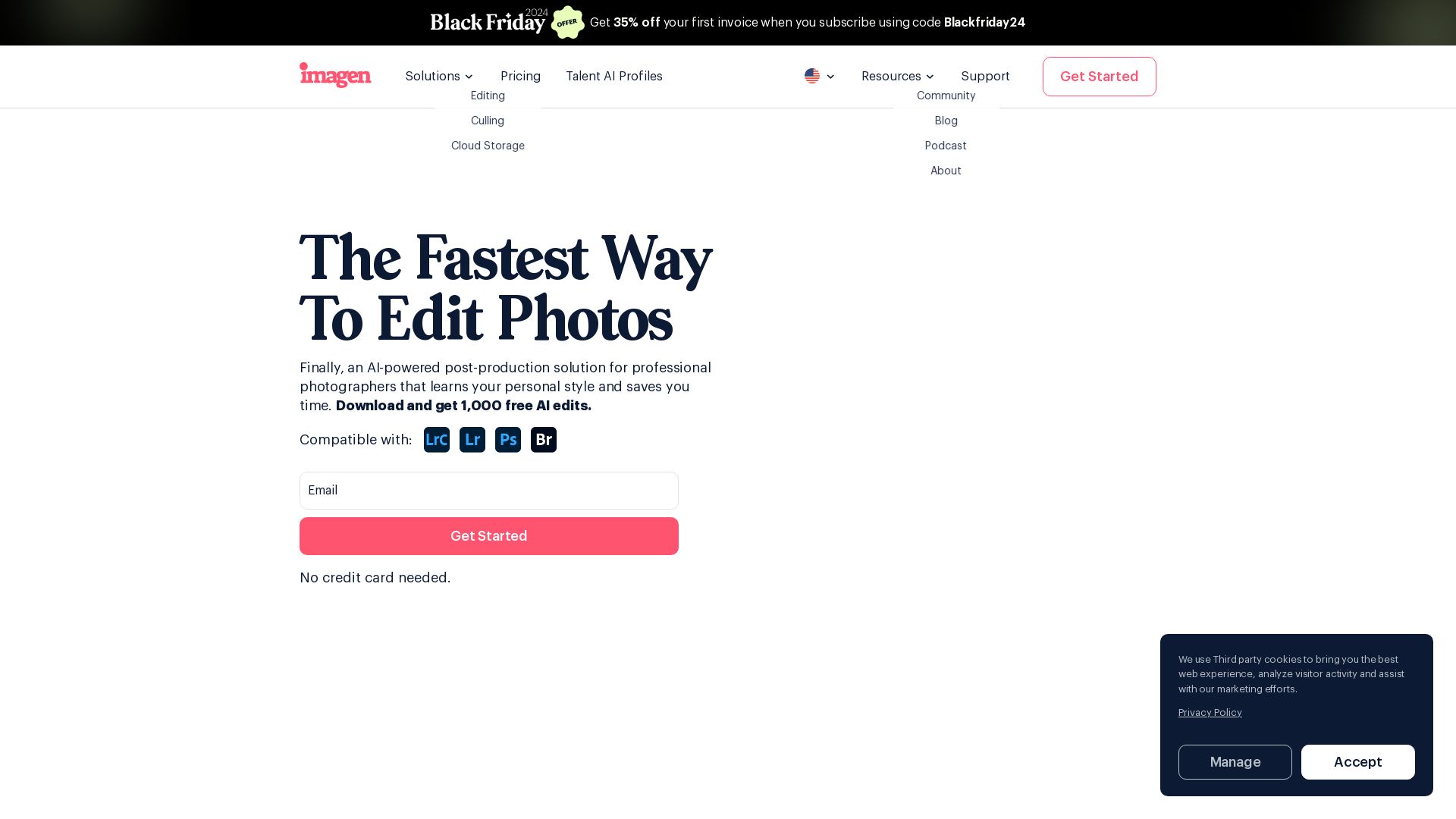 Imagen AI Tool / Image processing / Best tools - GoGetGPT.com