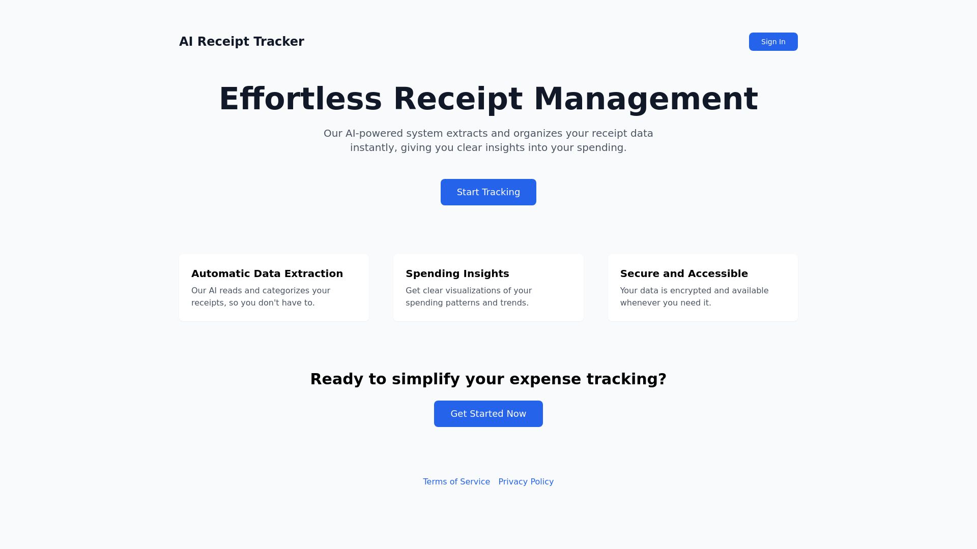 AI Receipt Tracker / Recipes / Best tools - GoGetGPT.com